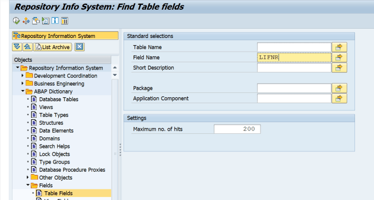 SAP Detailed Guide on How to Derive the Table-Field for Functional ...