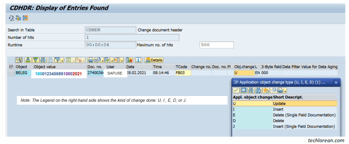 Utilizing CDHDR and CDPOS SAP Tables for Change Logs – Techlorean.