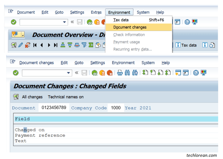 Utilizing CDHDR and CDPOS SAP Tables for Change Logs – Techlorean.