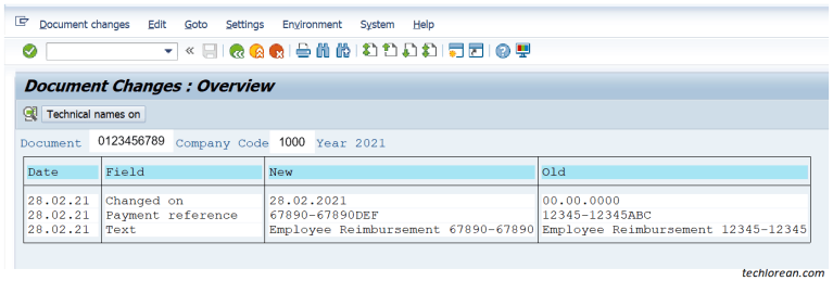 Utilizing CDHDR and CDPOS SAP Tables for Change Logs – Techlorean.