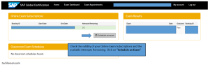 How To Schedule Your SAP Certification Exam | For Beginners – Techlorean.