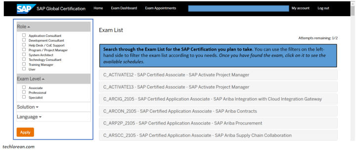 How To Schedule Your SAP Certification Exam | For Beginners – Techlorean.