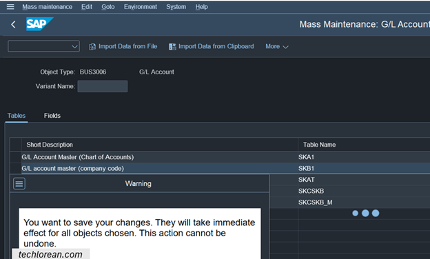 Quick Tips – MASS Change GL Account Master Data Using Import File ...