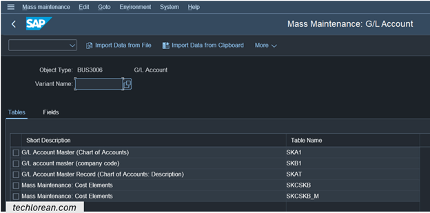 Quick Tips – MASS Change GL Account Master Data Using Import File ...